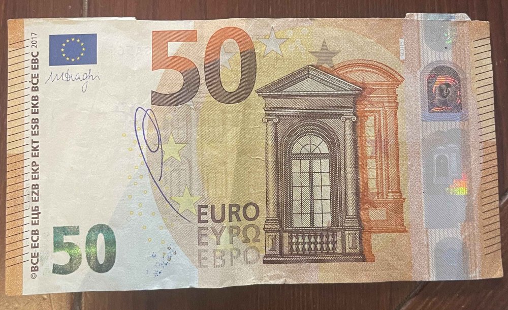 Banconota da 50 euro tagliata male - Cartamoneta e Scripofilia ... Banconota da 50 euro tagliata male - Cartamoneta e Scripofilia ...