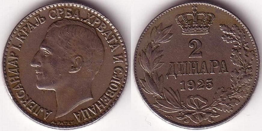 2 Dinara - 1925 - Collezioni degli utenti - Lamoneta.it - Numismatica, monete, collezionismo